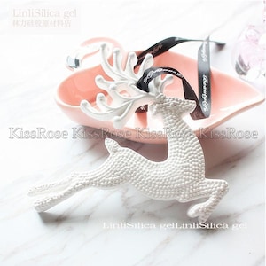 Kawaii Elk Mold Silicone Mold Moose Resin Mold Fondant Mold Chocolate ...
