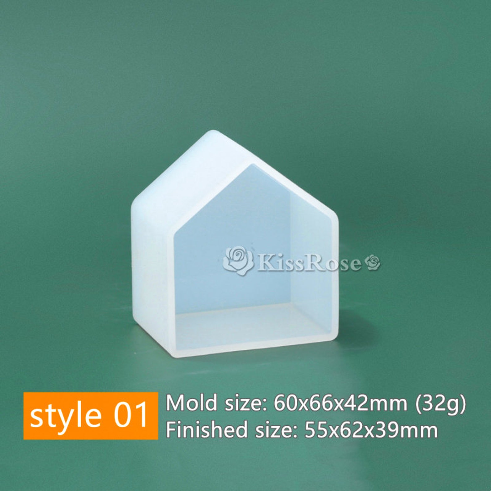 House Shape Resin Mold-round/square/hexagon Geometry Silicone Mold ...