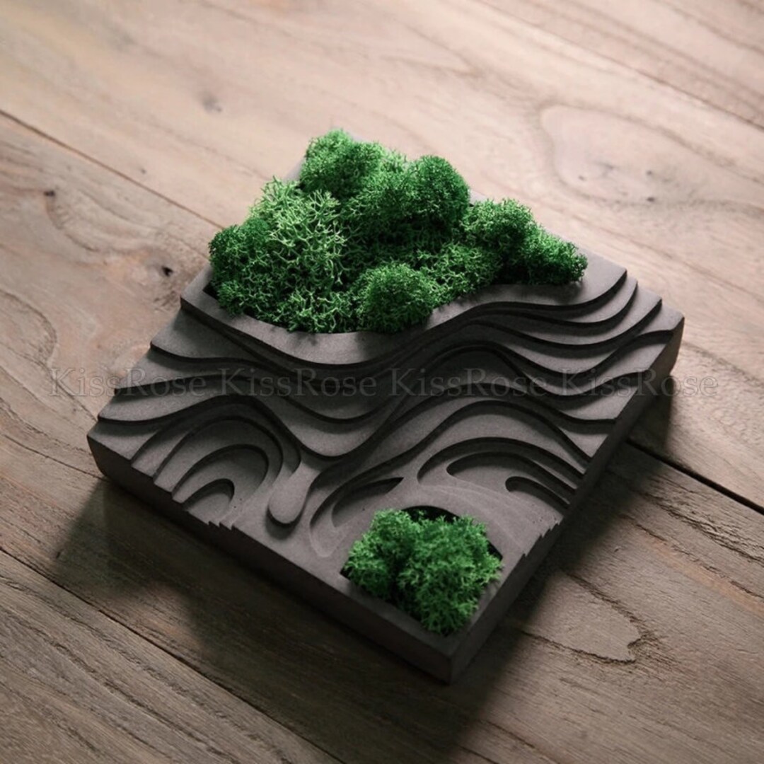 Square Terrace Flowerpot Mold-concrete Silicone Mold for Succulent ...