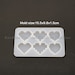 Minecraft Style Heart Silicone Mold Pixel Heart Shape Resin Molds ...