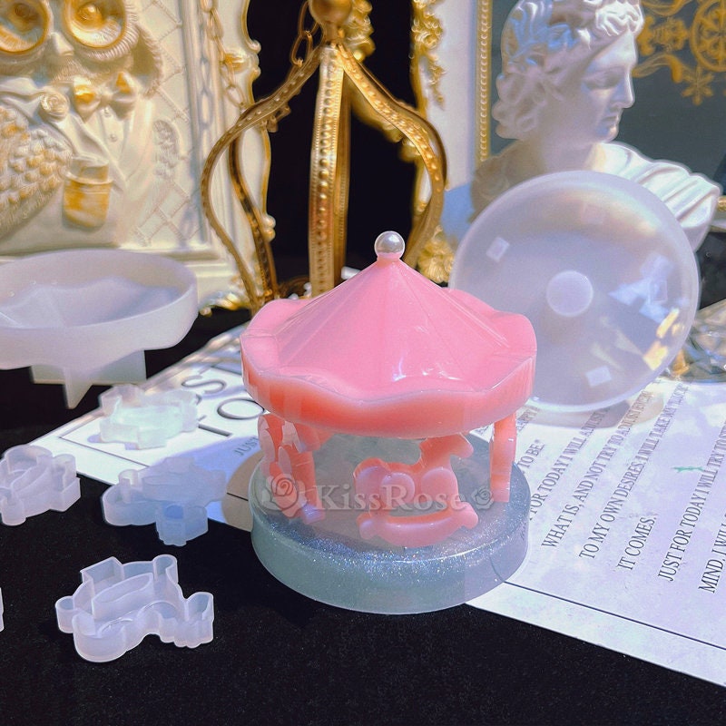 Creative Carousel Resin Molds-cute Silicone Carousel - Etsy