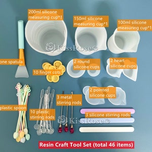 Resin Craft Tool Kit-silicone Measuring Cup With Scale-silicone ...