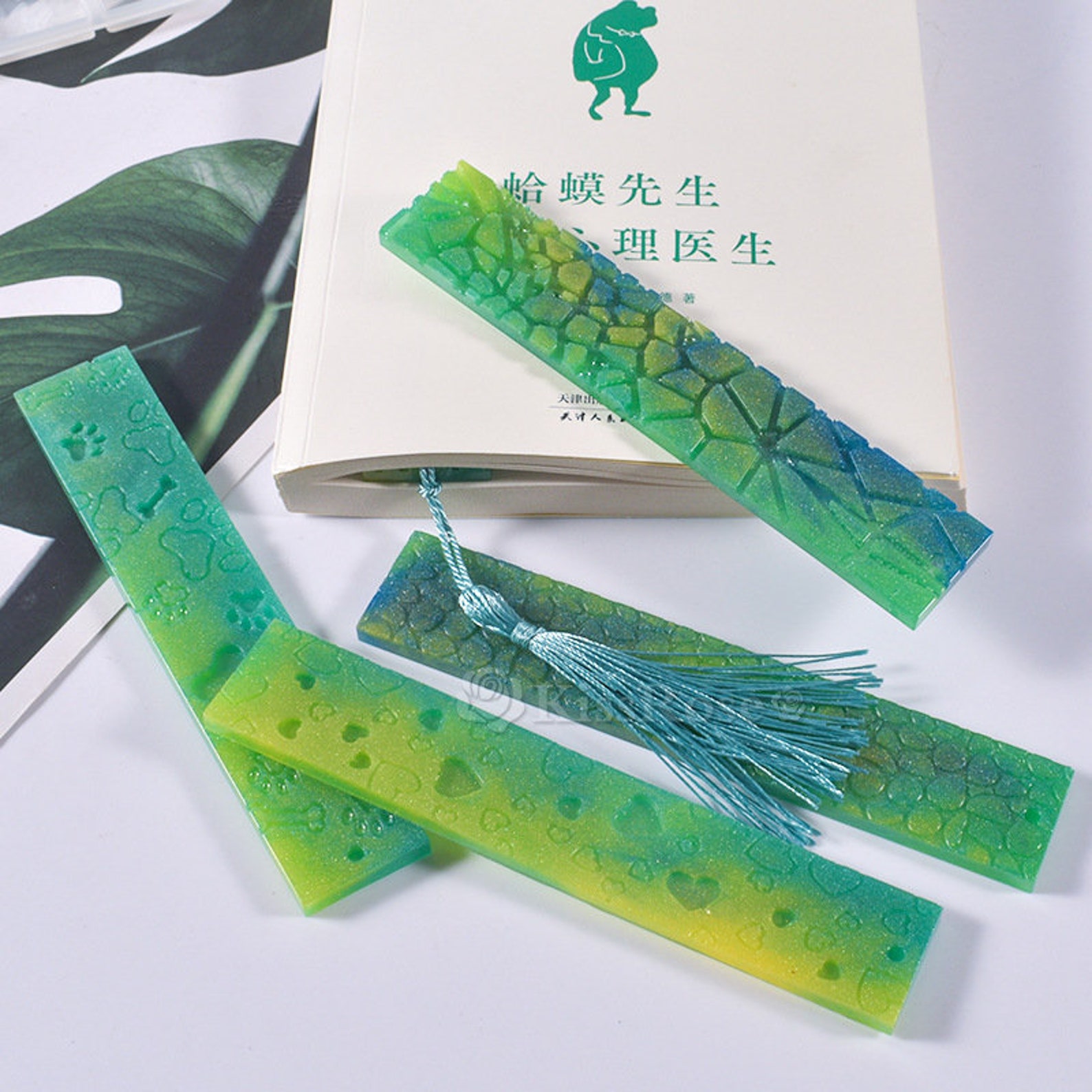 New Irregular Bookmark Silicone Mold-epoxy Resin Bookmark - Etsy