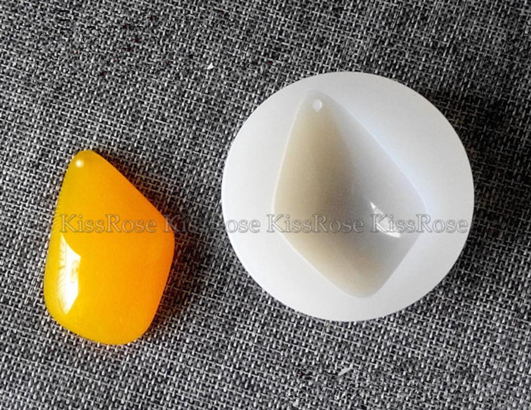 Big Size Beeswax Shape Pendant Silicone Mold-irregular Gem Resin Mold ...