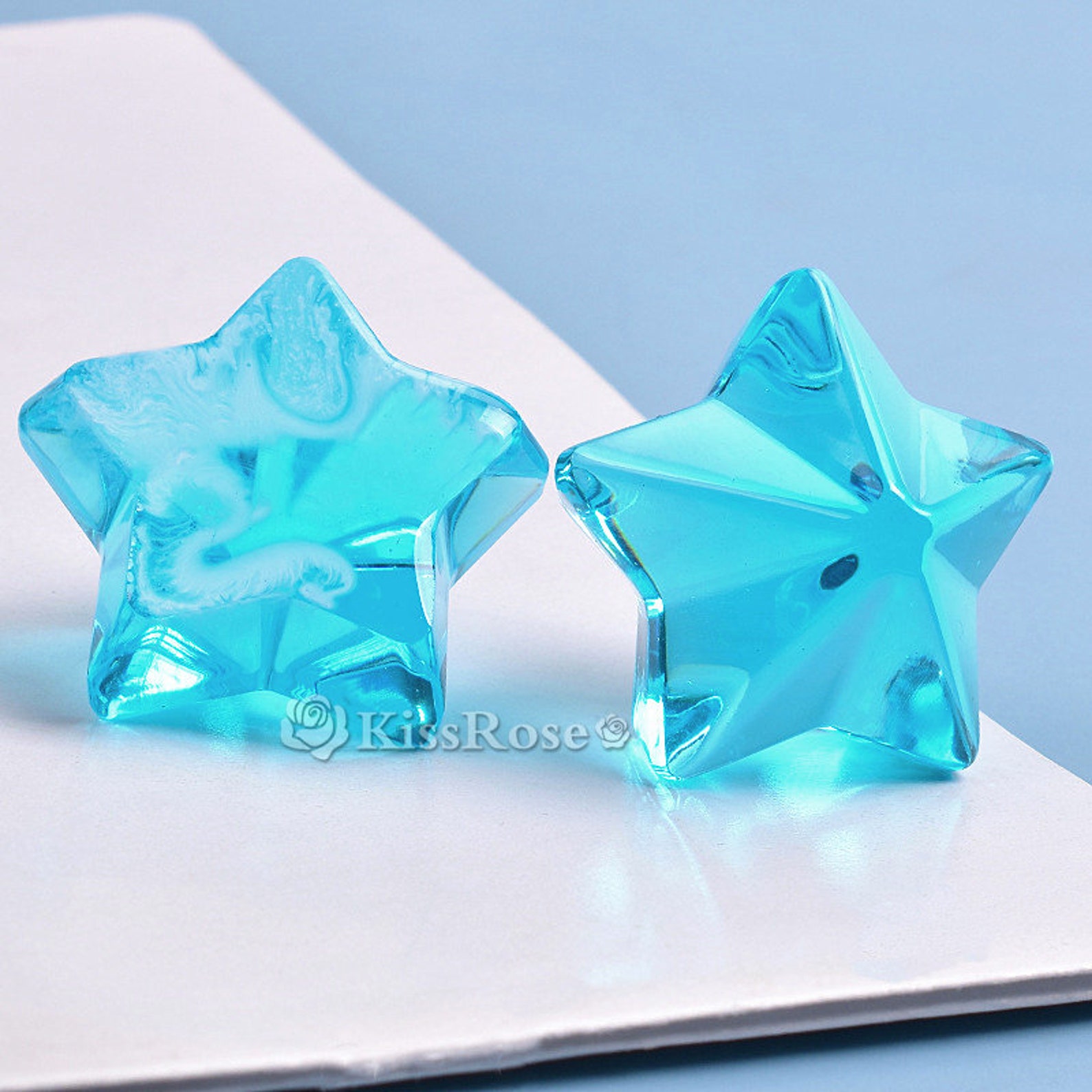 Five-pointed Star Silicone Mold-epoxy Resin Star Molds-8 Grids Star ...