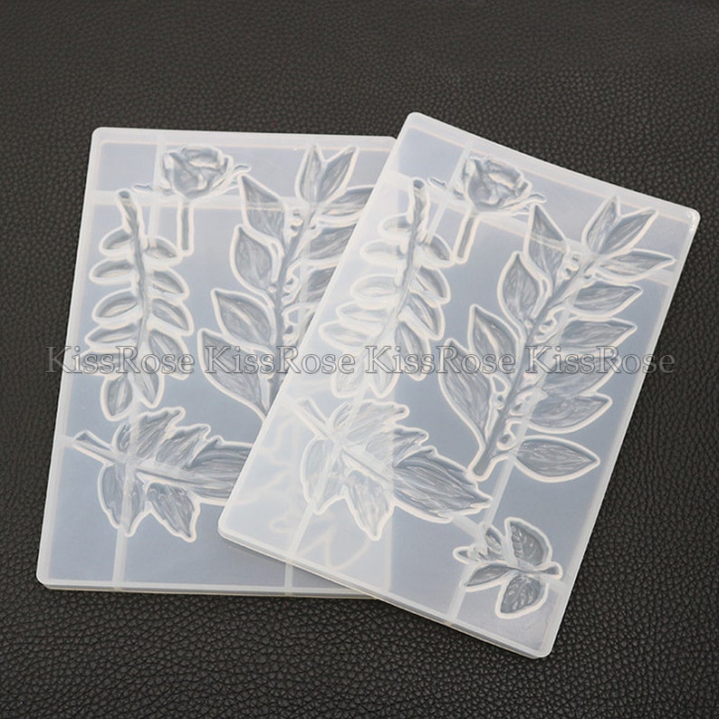 High Quality Transparent Leaf Silicone Mold Rose Resin Molds - Etsy