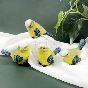 3D Bird Silicone Mold-cute Bird Plaster/concrete Mold-bird Candle Mold ...