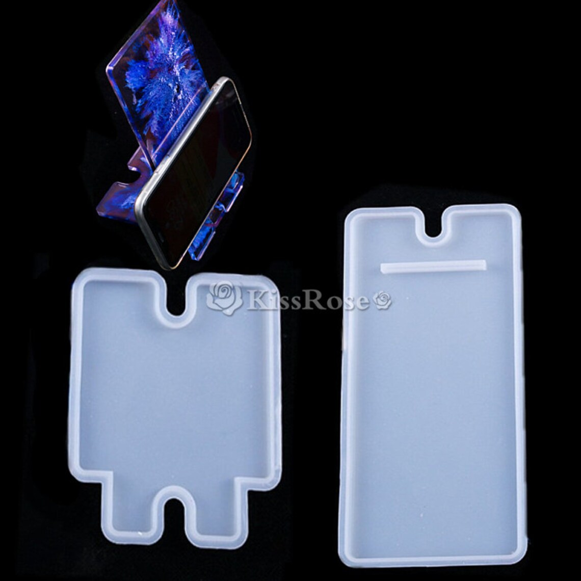 Creative Silicone phone holder mold-Phone holder resin | Etsy