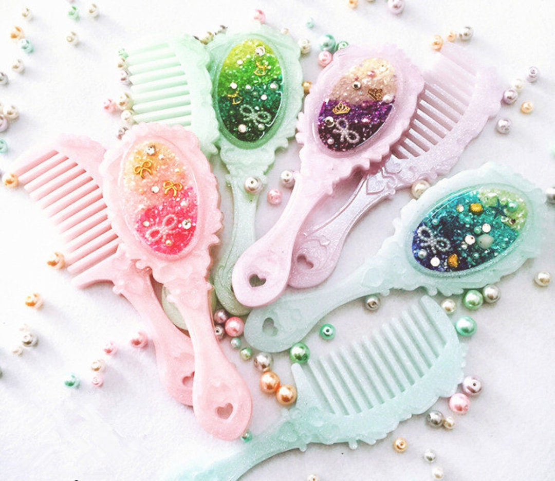Comb Mirror Silicon Resin Mold - Comb Mold - Resin Mold - Handheld ...