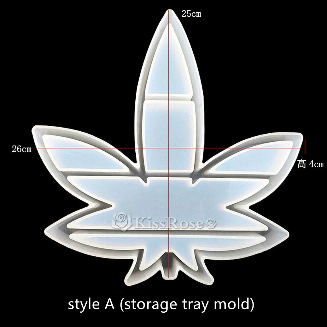 Large Marijuana Leaf Tray Resin Mold-weed Leaf Rolling Tray - Etsy
