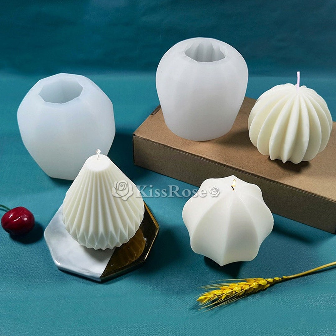 Sphere Candle Silicone Mold-pillar Candle Mold-scented Candle Mold ...