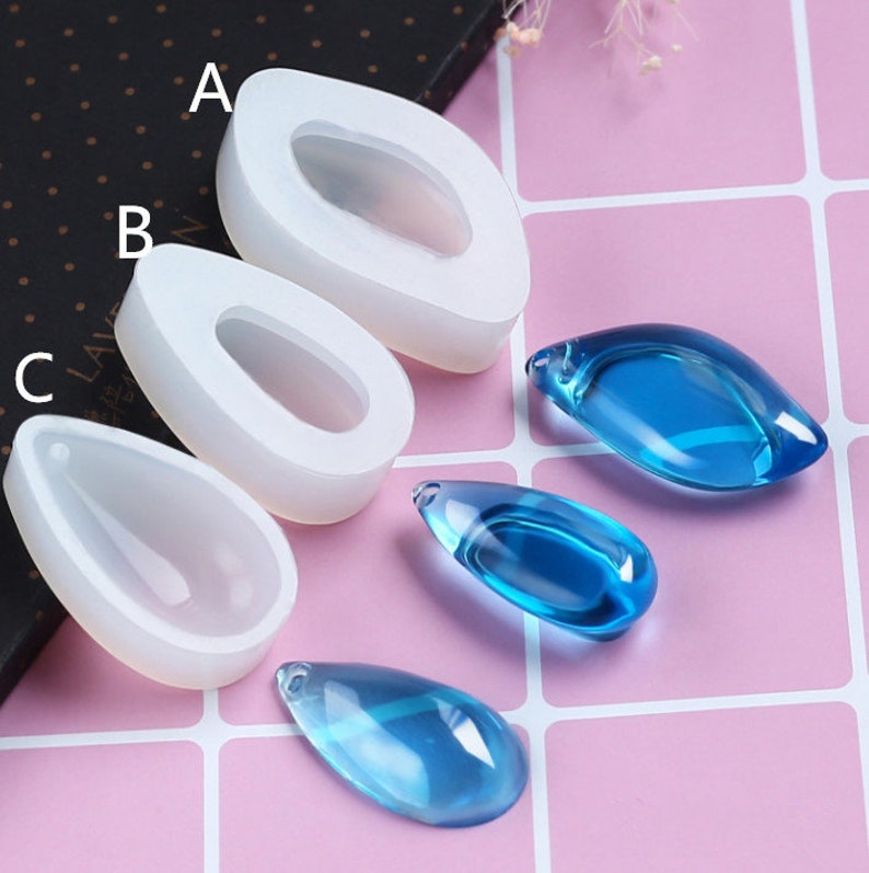 Diamond/Teardrop shape Silicone Mold Cabochon Silicone Mould | Etsy
