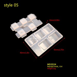 Silicone Key Cap Mold-key Cap Resin Molds-mechanical Keyboard Key Cap ...