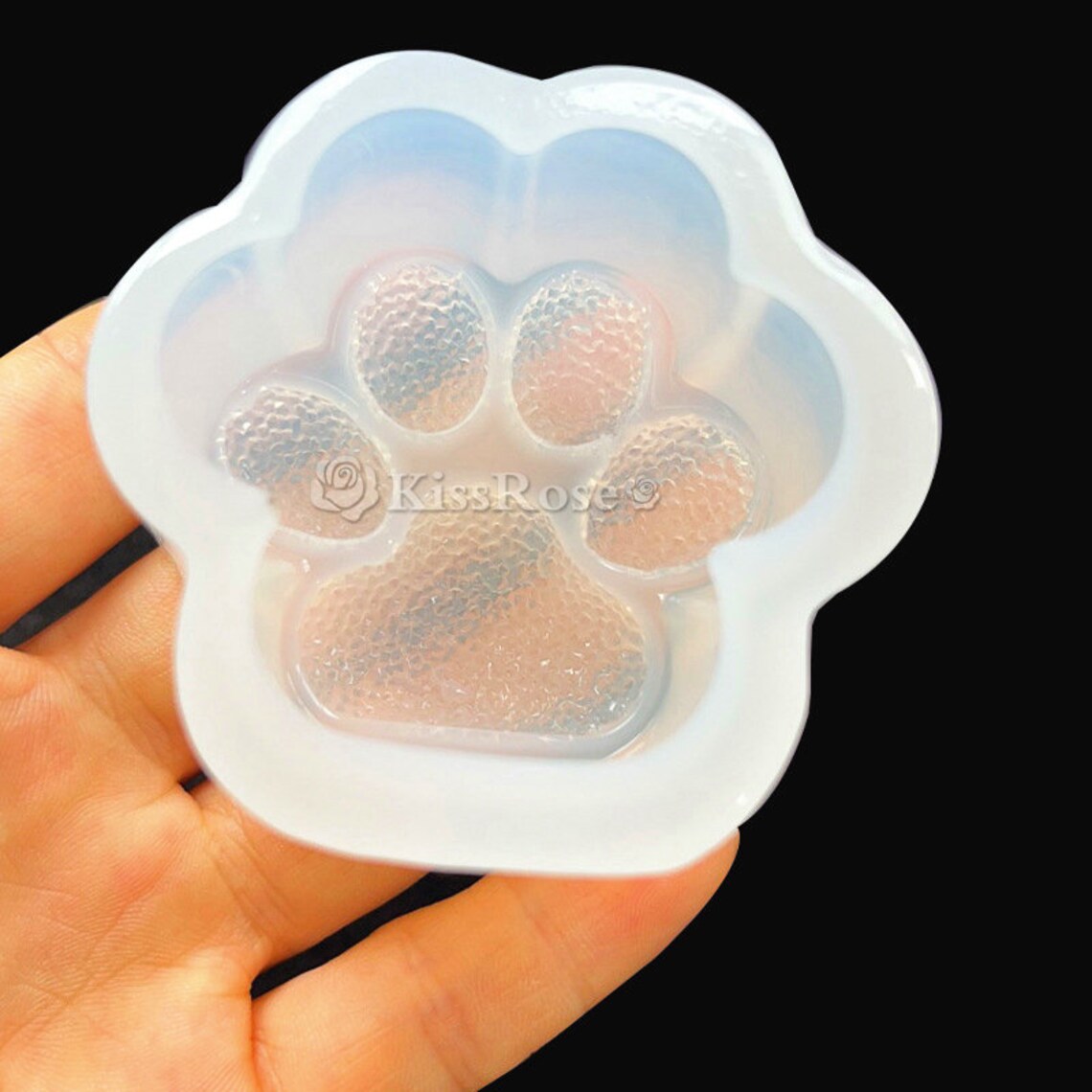 Diamond Surface Cat Paw Mold-shiny Glossy Cat Paw Mold-epoxy Resin Cat ...