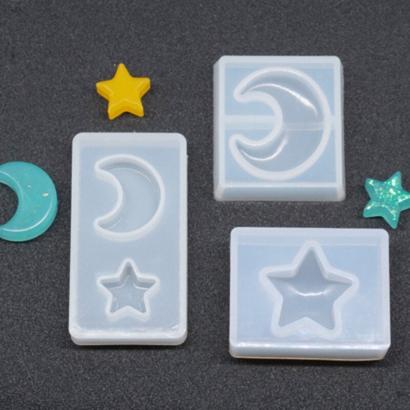 Moon and Stars Mold - Etsy