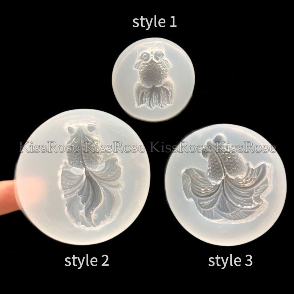 Goldfish Silicone Mold Classical Decoration Resin Molds Resin - Etsy