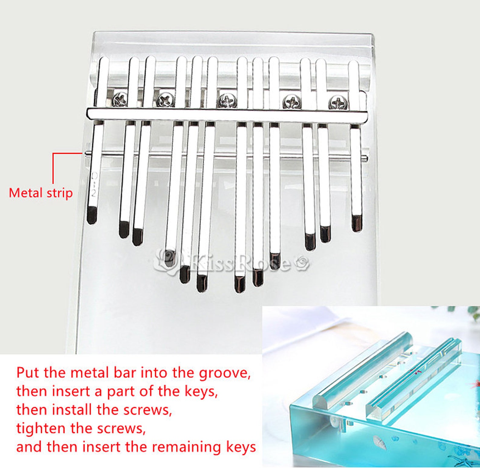 Kalimba Resin Mold-silicone Mold for Kalimba Diy-epoxy Resin Kalimba ...