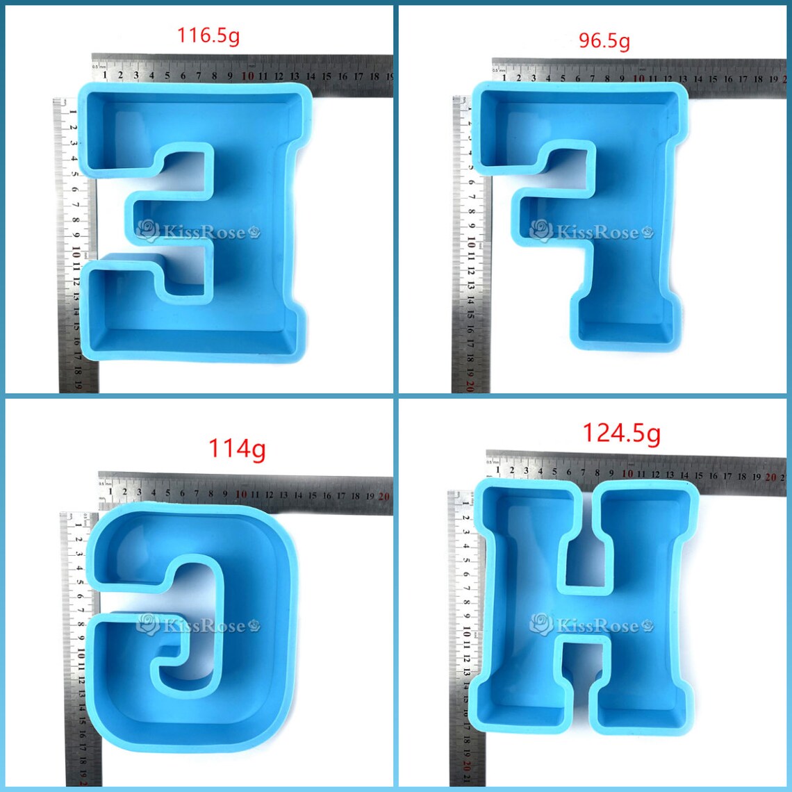 Large Uppercase Letter Silicone Mold-huge Alphabet Resin - Etsy