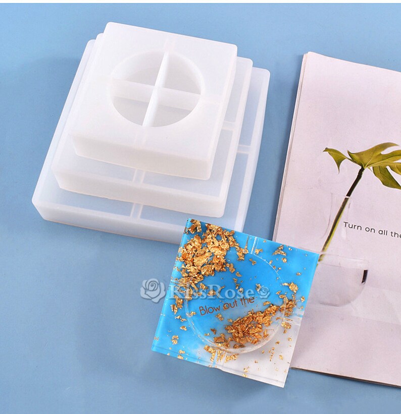 Square Ashtray Mold-silicone Ashtray Mold-ashtray Resin - Etsy