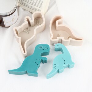 8 Styles Cute Animals Silicone Mold-dinosaur/frog/owl/elephant/giraffe ...
