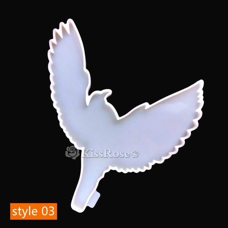 Flying Birds Silicone Coaster Mold-creative Birds Table Mat Resin Molds ...
