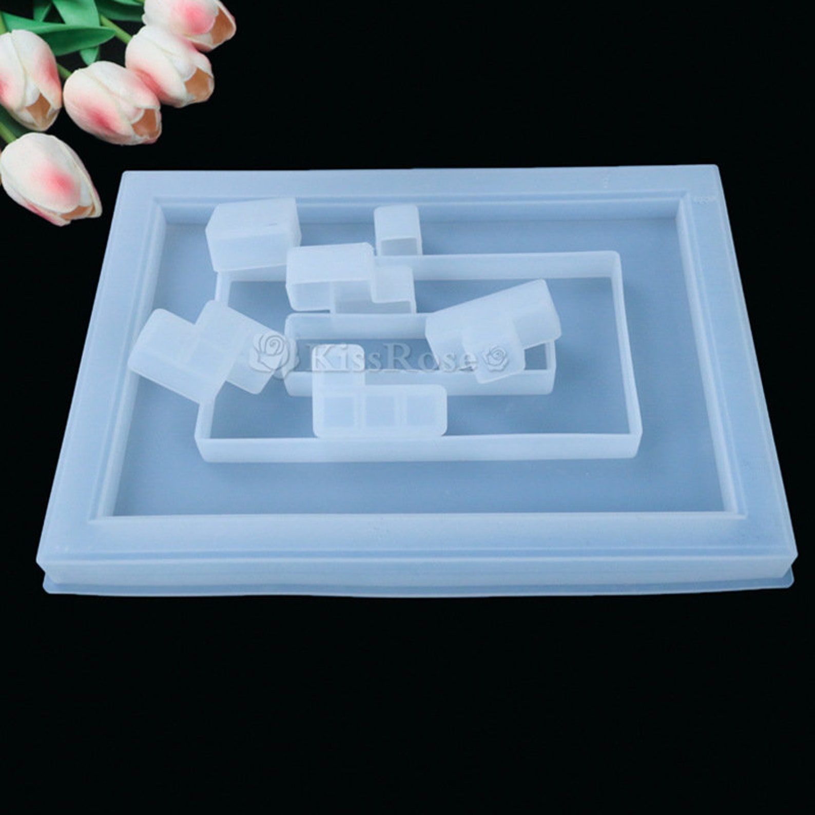 Creative Tetris Silicone Mold for Resin Craft-epoxy Resin Molds for ...
