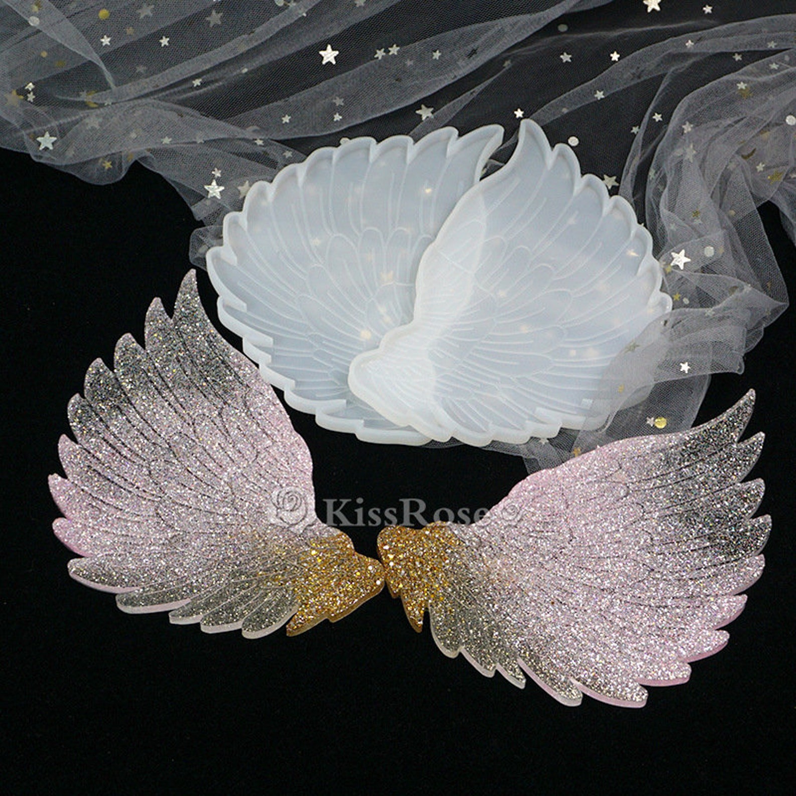 Big Size Angel Wings Silicone Mold for Resin Craft-wings Resin - Etsy