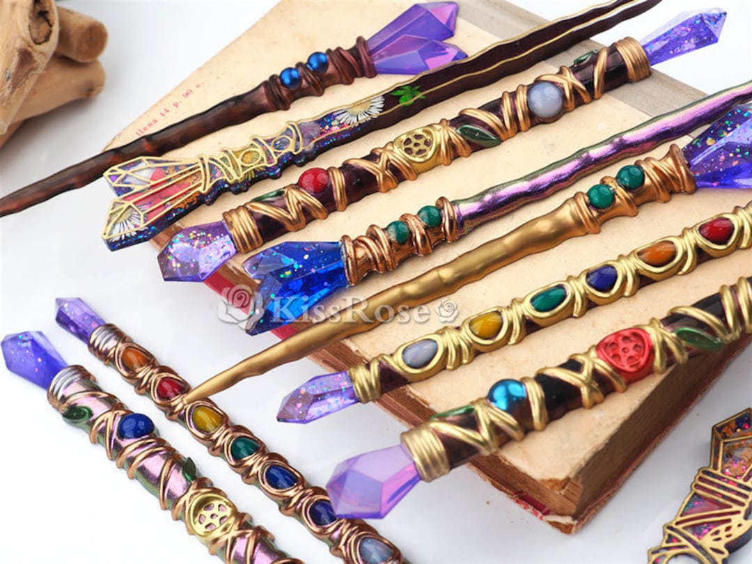 Silicone Magic Wand Mold-magic Wand Resin Mold-magic Wand Hairpin ...