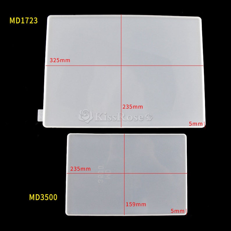 2 Styles Smooth Surface Silicone Folder Mold for Resin | Etsy