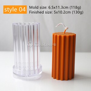 Threaded Candle Mold-cylinder Candle Mold-pointed Candle Mold-pillar ...