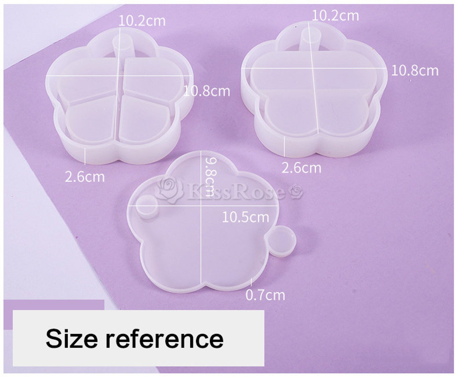Multi-layer Rotating Storage Box Silicone Mold-three Styles Jewelry Box ...