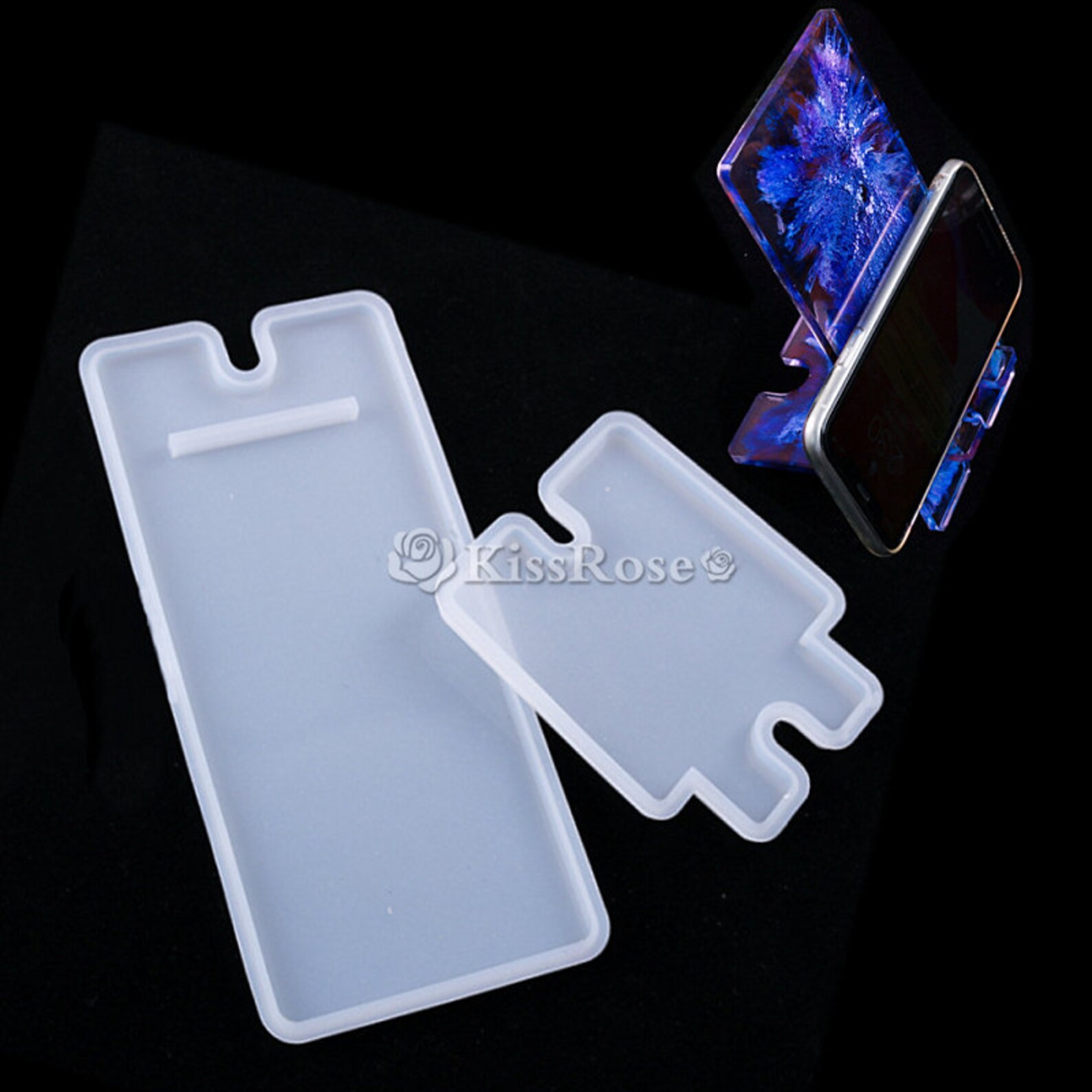 Creative Silicone phone holder mold-Phone holder resin | Etsy