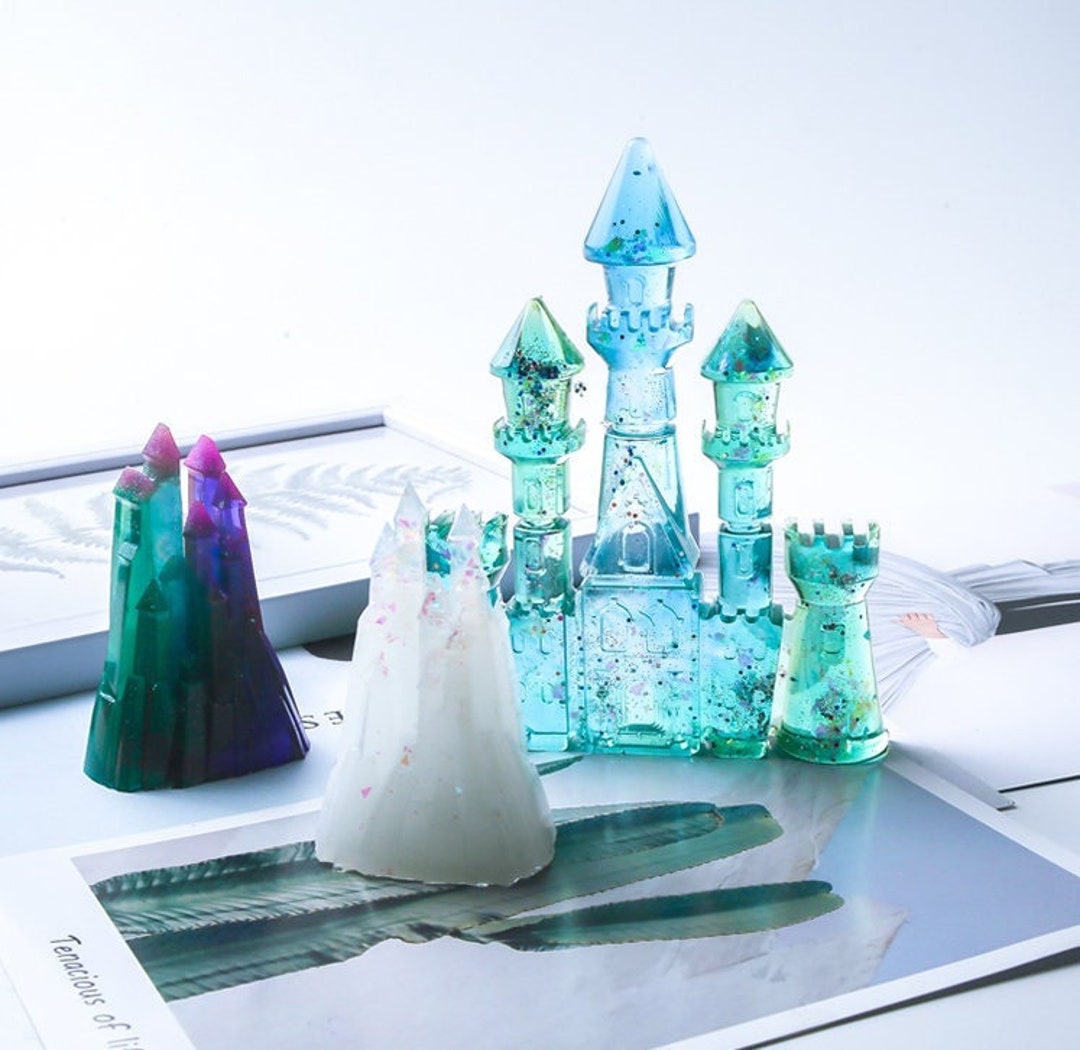 Castle Epoxy Resin Mold,castle Silicone Mold,aromatherapy Candle Mold ...