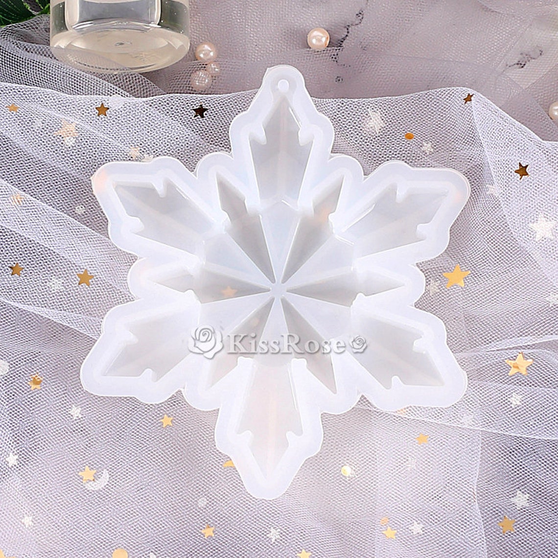 Creative Big Snowflake Silicone Mold-Snowflake Resin | Etsy