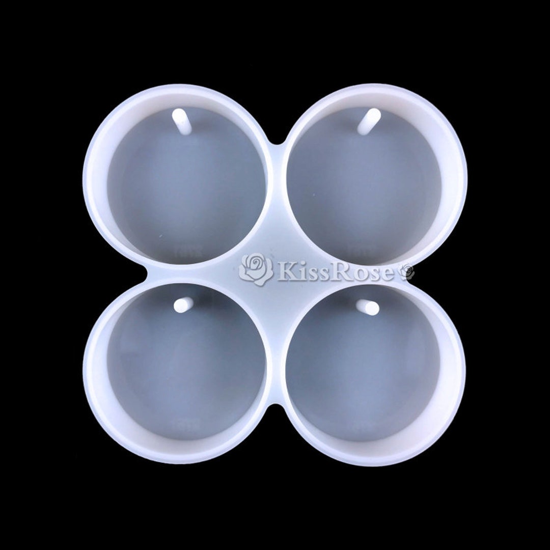 Circle Freshie Mold-round Epoxy Resin Molds-pendant Silicone Mold for ...