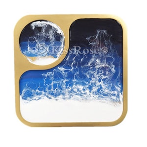 Dinner Plate Resin Mold-dinner Tray Silicone Mold-dinner Plate Mold ...
