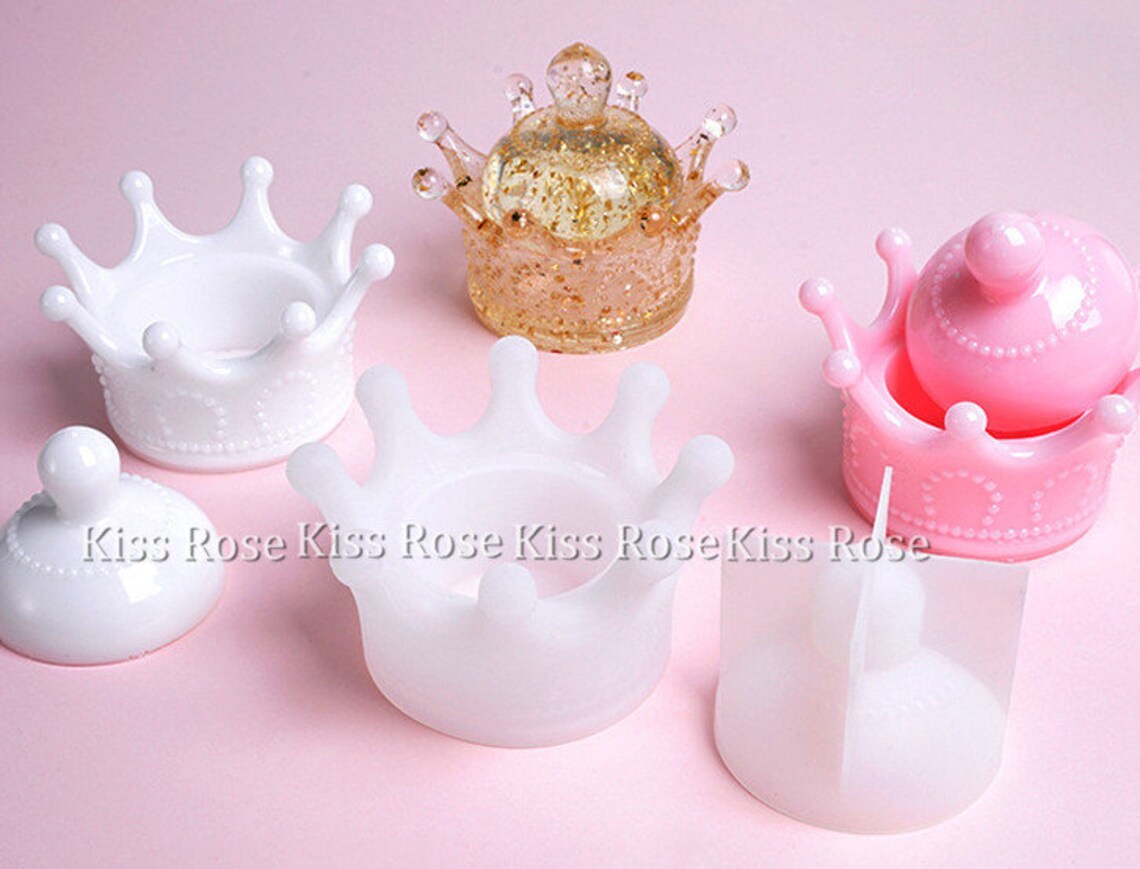 Crown Storage Box Silicone Mold Royal Crown Box Resin Molds - Etsy
