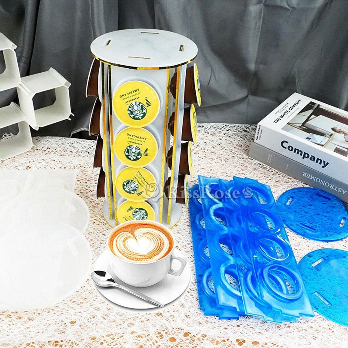 Coffee capsule holder mold-Capsule holder silicone | Etsy