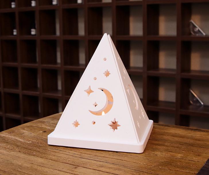 Hollow Pyramid Silicone Mold-led Light Box Mold-tealight Tray Concrete ...