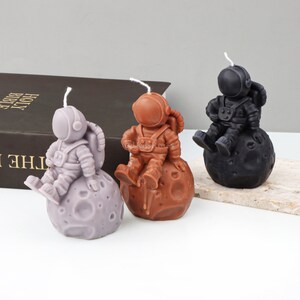 Cute Astronaut Silicone Mold-astronaut Candle Mold-scented Candle Mold ...