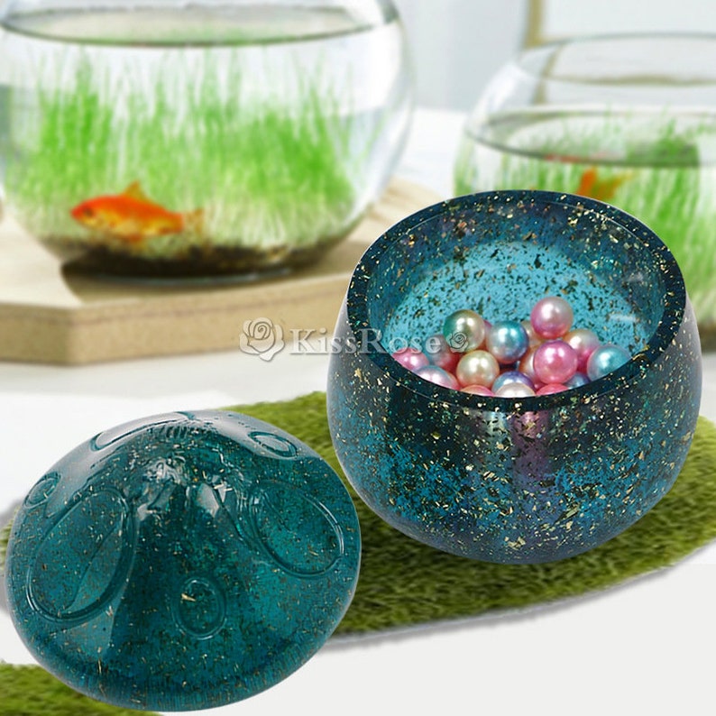 Creative Mushroom Box Silicone Mold-storage Jar Resin - Etsy