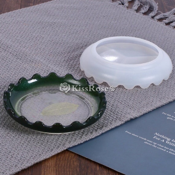 Creative Round Wavy Edge Silicone Dish Mold-flower Shaped - Etsy