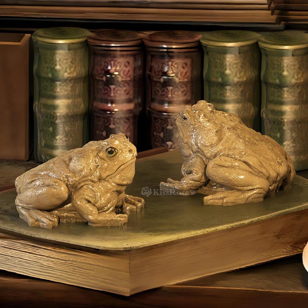 Toad Silicone Mold-cute Toad Candle Mold-toad Resin Mold-silcone Toad ...