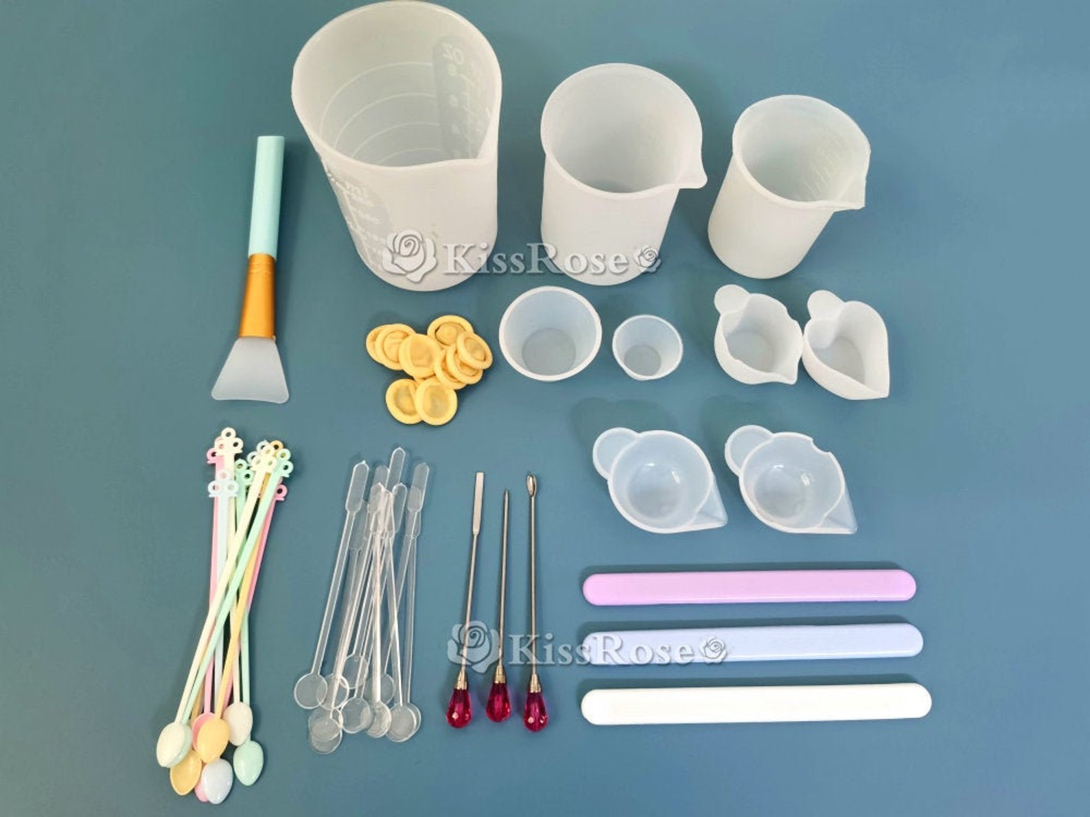 Resin Craft Tool Kit-silicone Measuring Cup With Scale-silicone ...