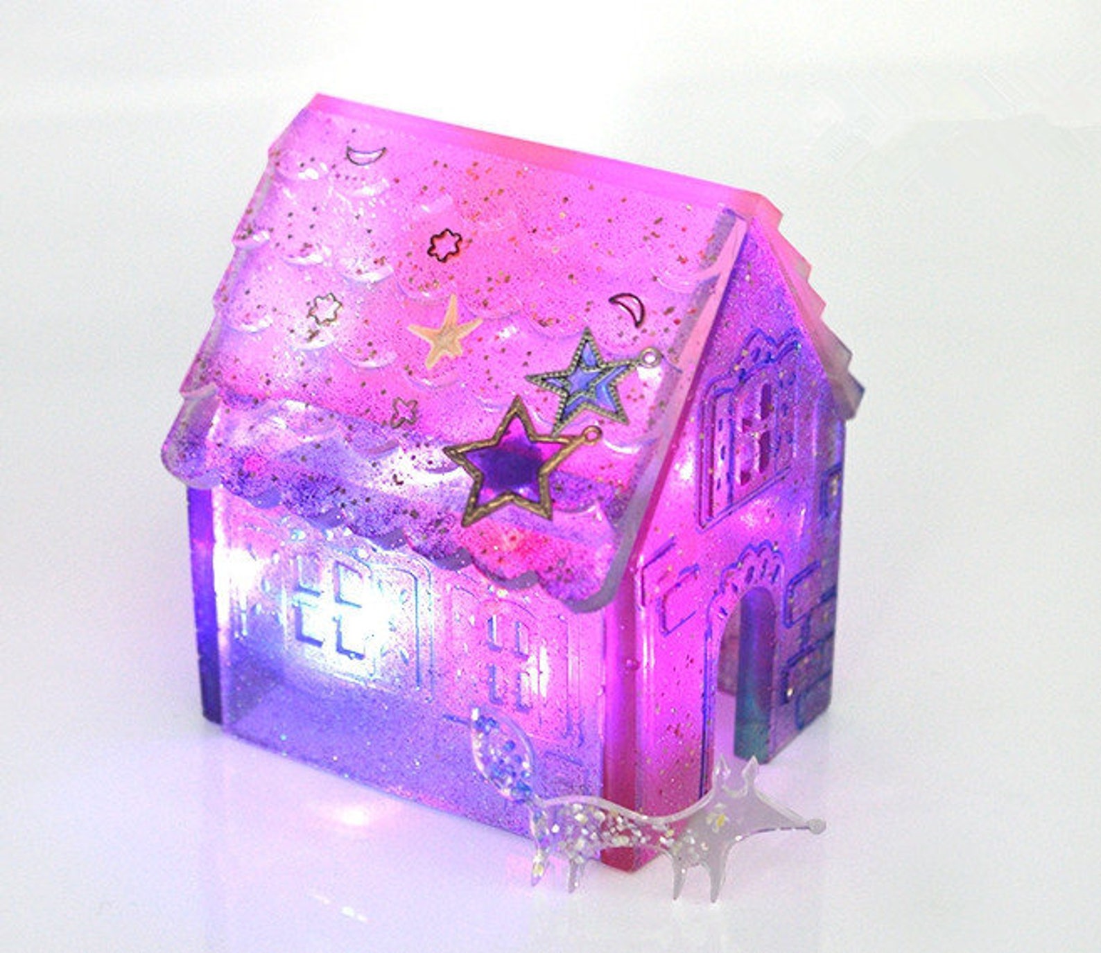 House Shape Silicon Mold- DIY Silicone Mold - Resin Silicon Mold - for ...