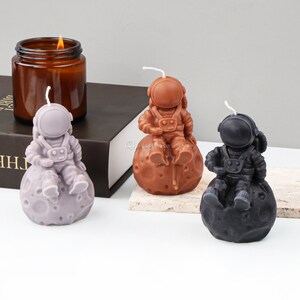 Cute Astronaut Silicone Mold-astronaut Candle Mold-scented Candle Mold ...