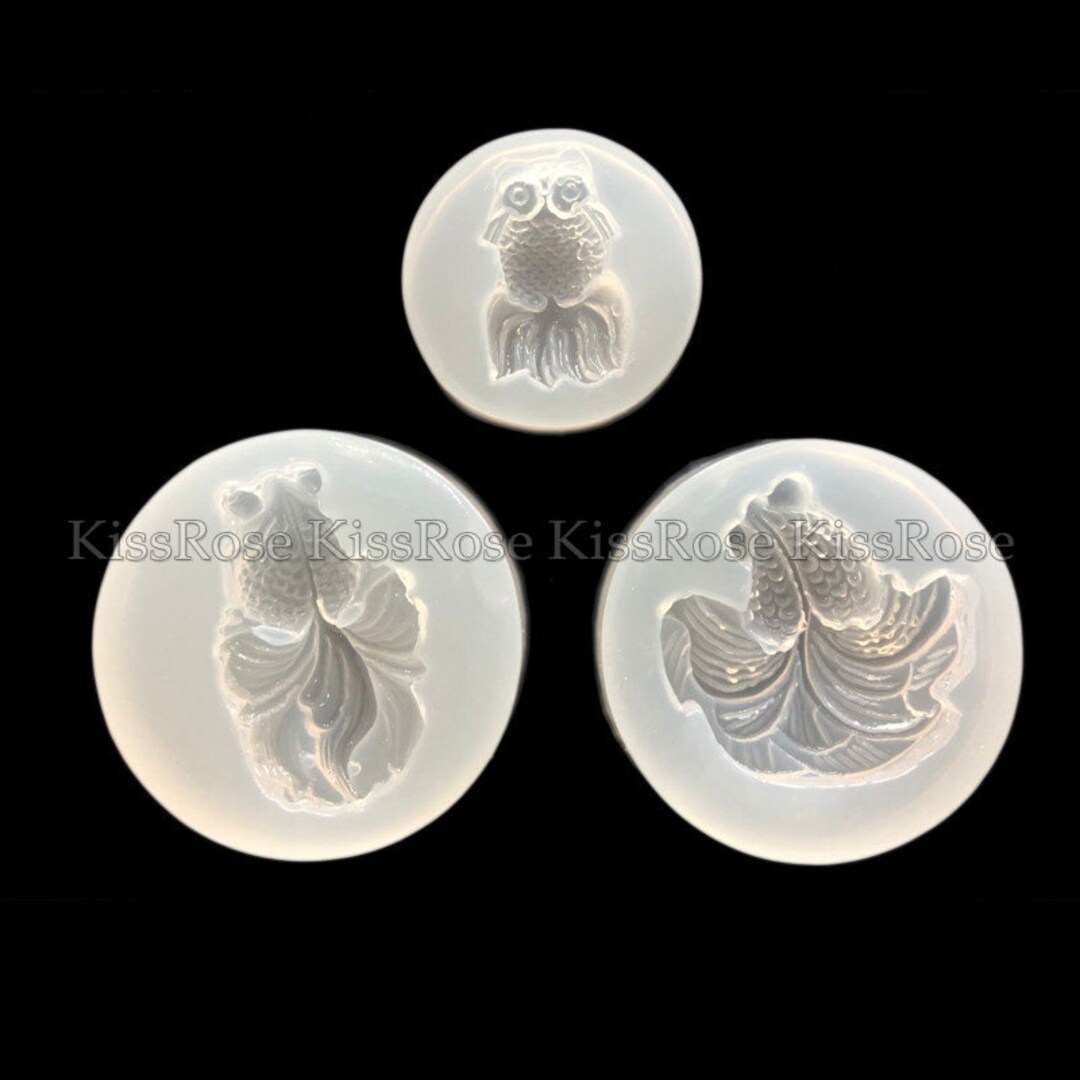Goldfish Silicone Mold Classical Decoration Resin Molds Resin Bead Mold ...