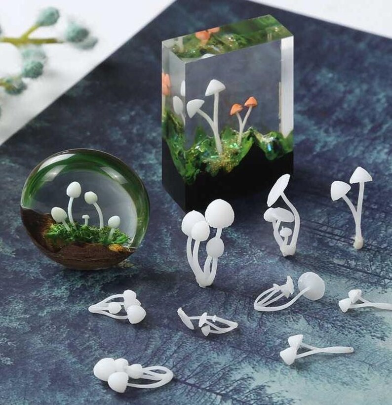 3D Mushroom Model Filler-mini Model for Silicone Mold-filling - Etsy