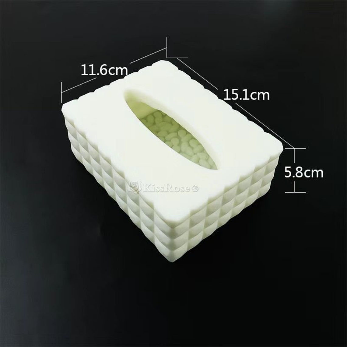 Faceted Tissue Box Silicone Mold-tissue Holder Resin Mold-tissue Box ...