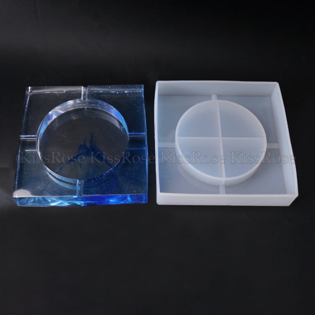 High Quality Silicone Ashtray Mold, Epoxy Resin Square Ashtray Mold for ...